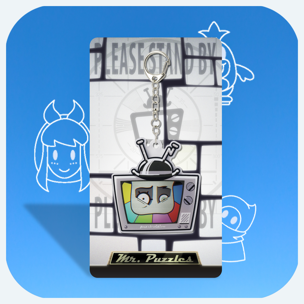 Mr. Puzzles Keychain – SMG4 Store