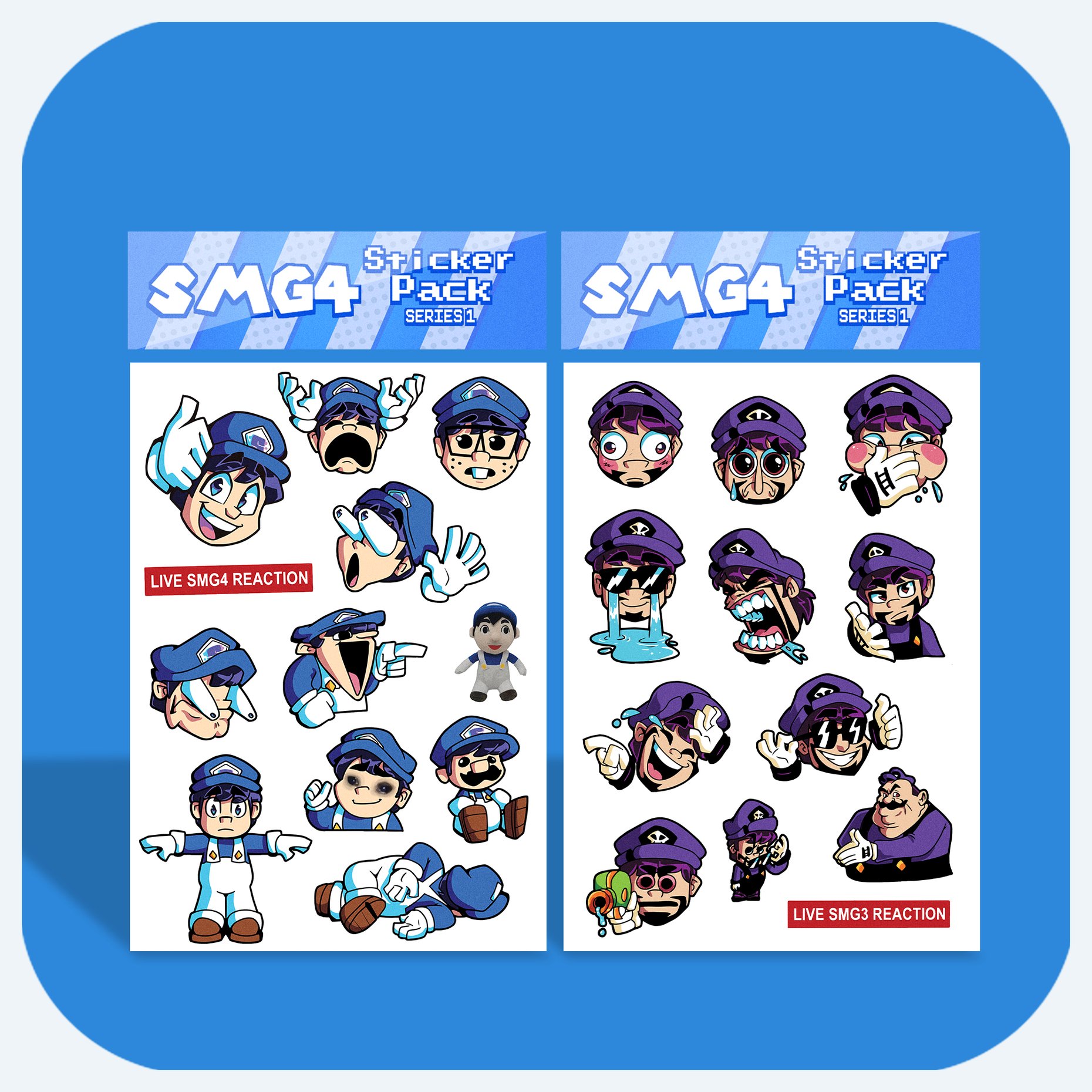 SMG4 & SMG3 Meme Sticker Pack – SMG4 Store